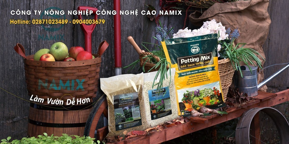 Công ty Namix - Sản xuất, cung cấp Đất sạch, Đá Perlite, Đá Vermiculite